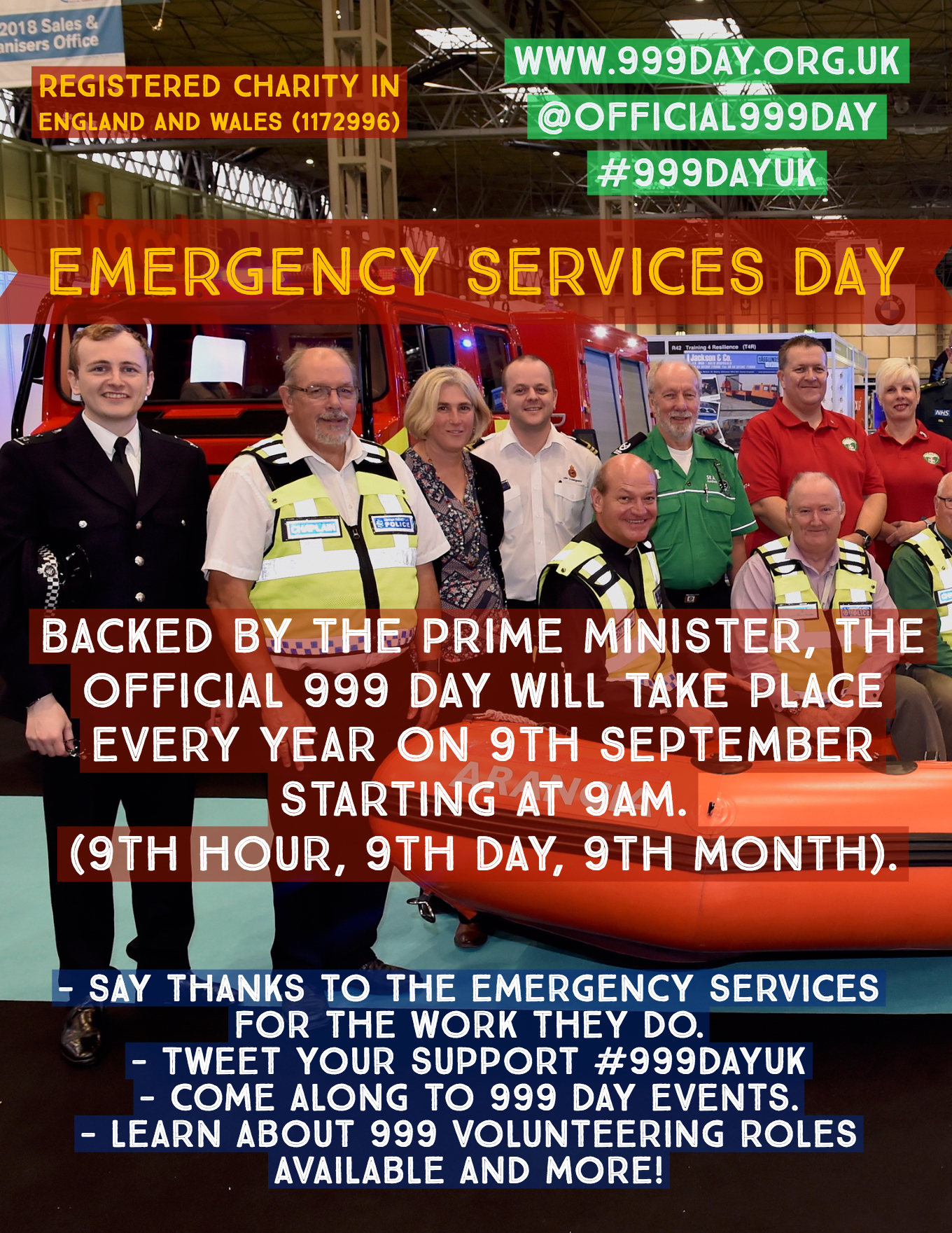 Get Involved – 999 Day